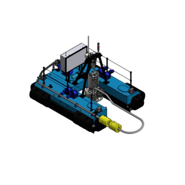 Remote-controlled mini dredger - DRP60 - DRAGFLOW