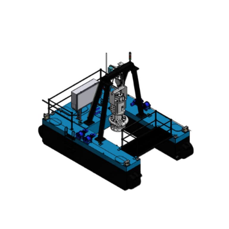 Remote-controlled mini dredger - DRP150 - DRAGFLOW