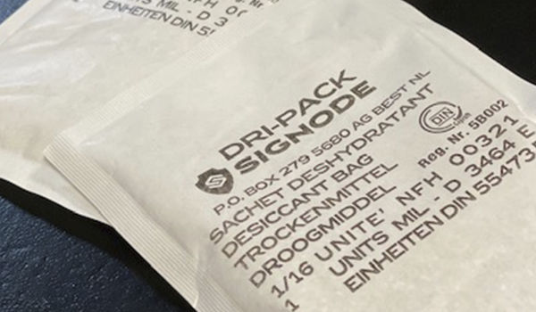 Clay bag - Dri-Pack - SIGNODE - desicant