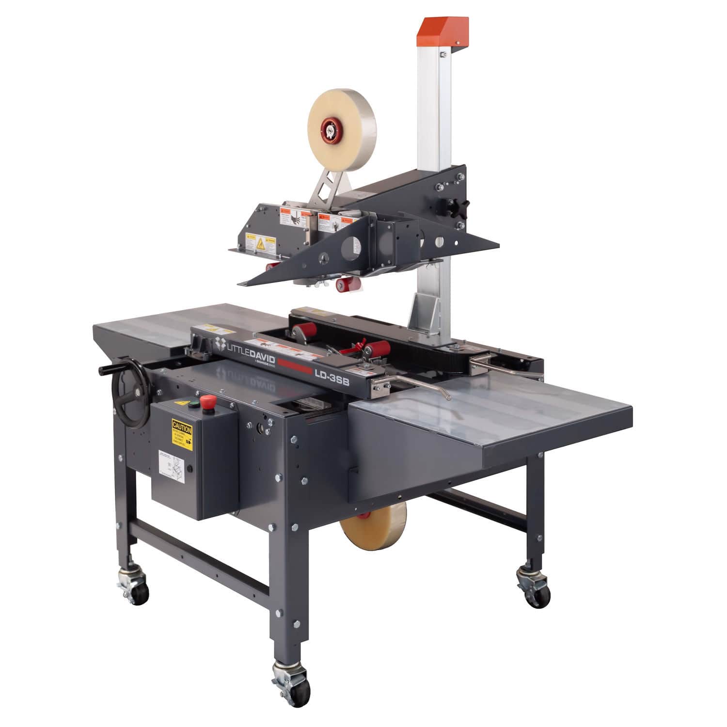 Four-flap case sealer - LD-3SB - SIGNODE - adhesive tape / semi-automatic