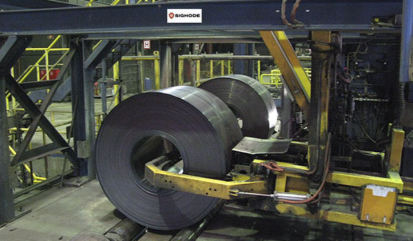 Automatic strapping machine - EH series - SIGNODE - coil / for plastic ...