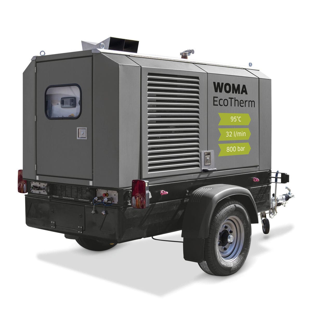 Hot water high-pressure cleaner - EcoTherm 800 - WOMA GmbH - diesel ...