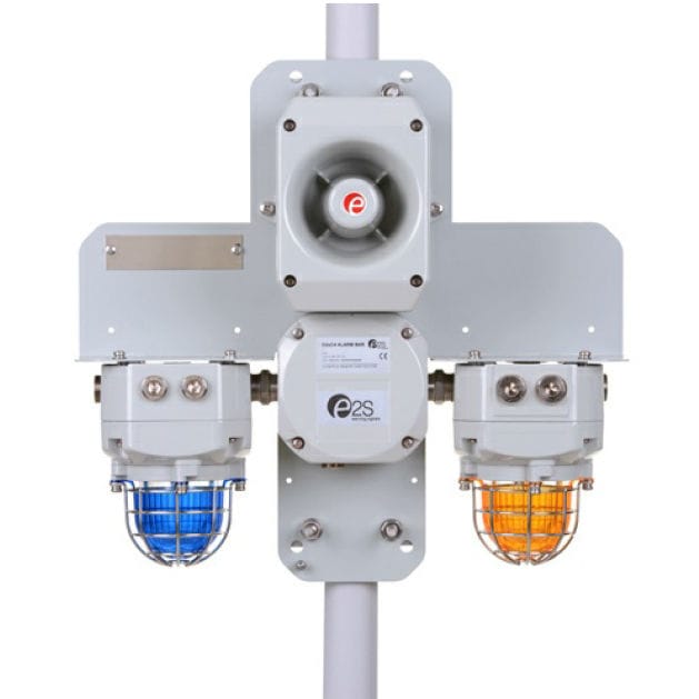 Hazardous area alarm sounder - D2xC4 - E2S Warning Signals - with LED ...