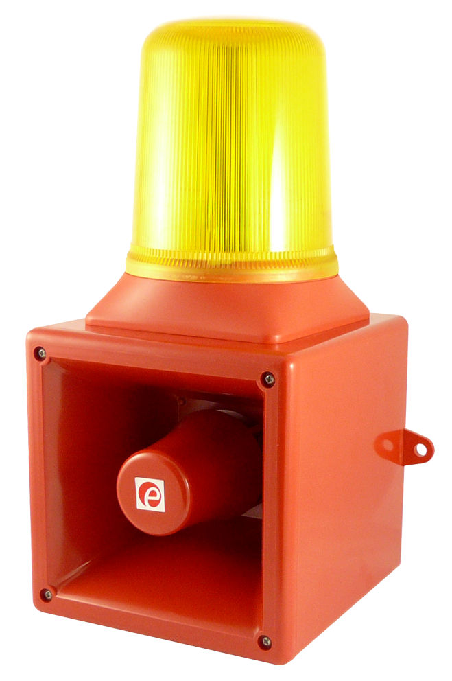 Alarm sounder with LED beacon - AB105 / AB112N / AB121 - E2S Warning ...