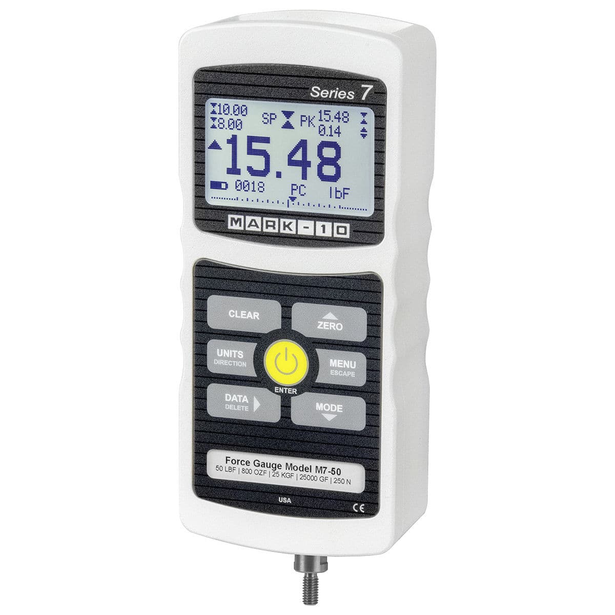 Tension/compression force gauge - M7 series - Mark-10 - digital ...