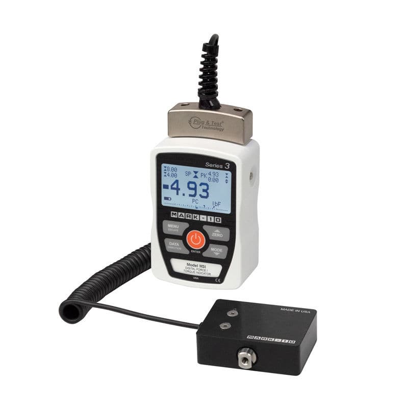 Portable force gauge and torque meter - M3I series - Mark-10 - digital ...