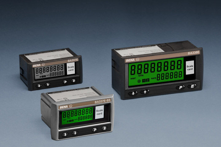 Pulse totalizer counter - BA3 E series - BEKA - digital / electronic ...
