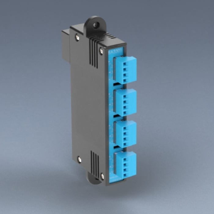 Analog input module - BA3301 - BEKA - 4 analog inputs / plug-in / panel