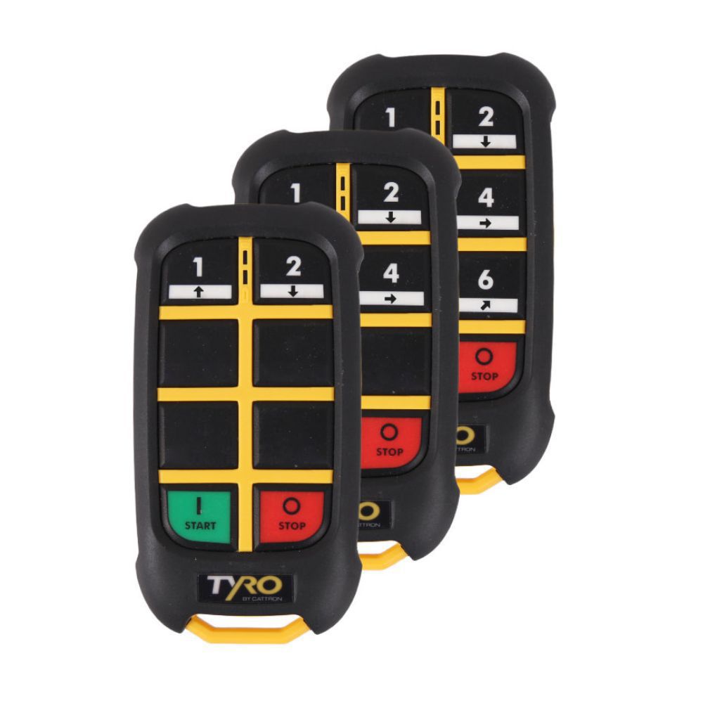 Radio control - Tyro™ Musca 2S - Cattron - with buttons / industrial ...