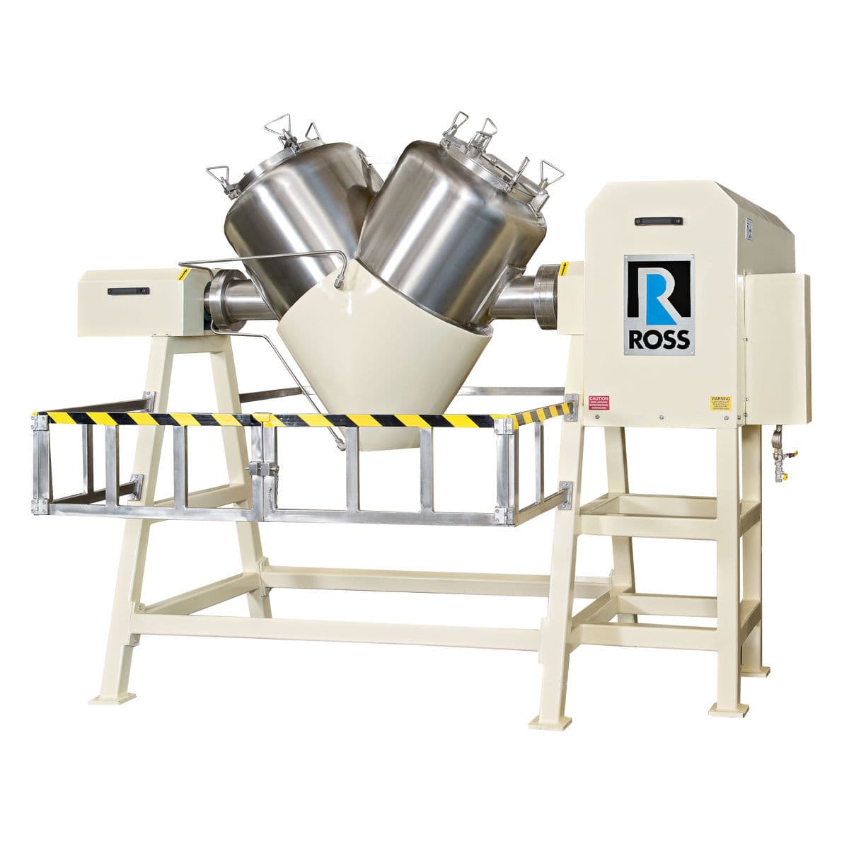 V mixer - VCB series - ROSS Mixers - batch / solid/liquid / horizontal