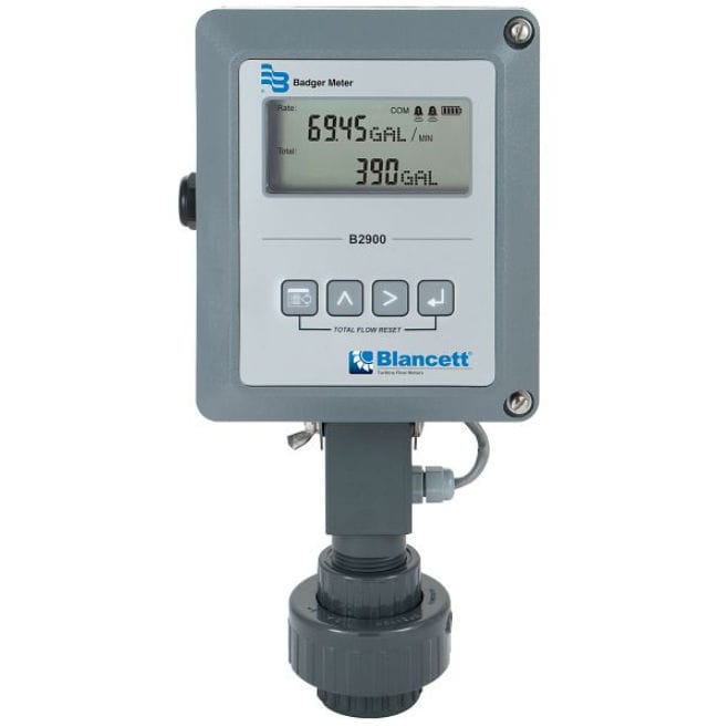 Volume flow monitor - B2900 - Badger Meter - for liquids / 4-20 mA / DC