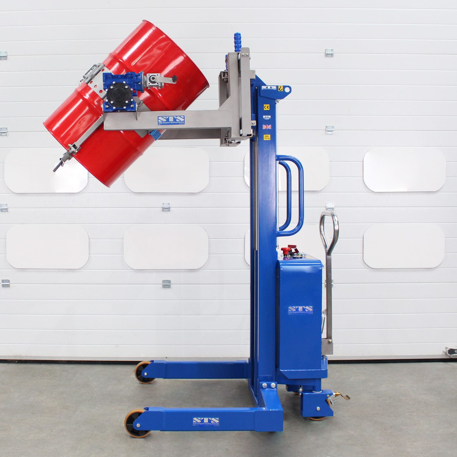 Drum tipping station - STP01-DRU01-EX - STS - Bespoke Handling ...