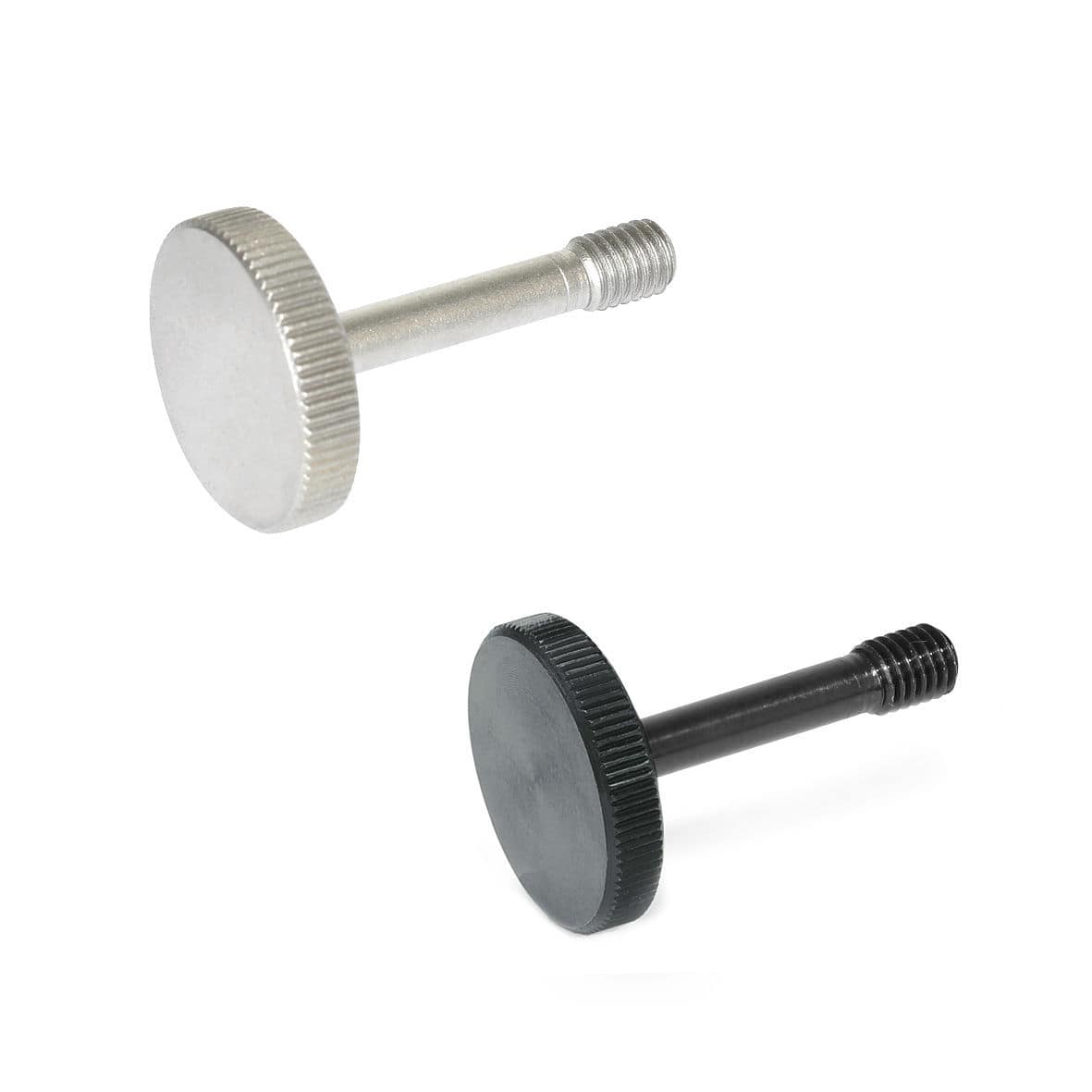 Steel knurled screw - GN 653.2 - Otto Ganter GmbH & Co. KG - stainless steel / clamping