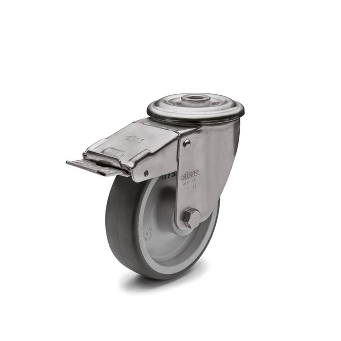 Fixed caster - GN 22872 - Otto Ganter GmbH & Co. KG - base plate / for ...