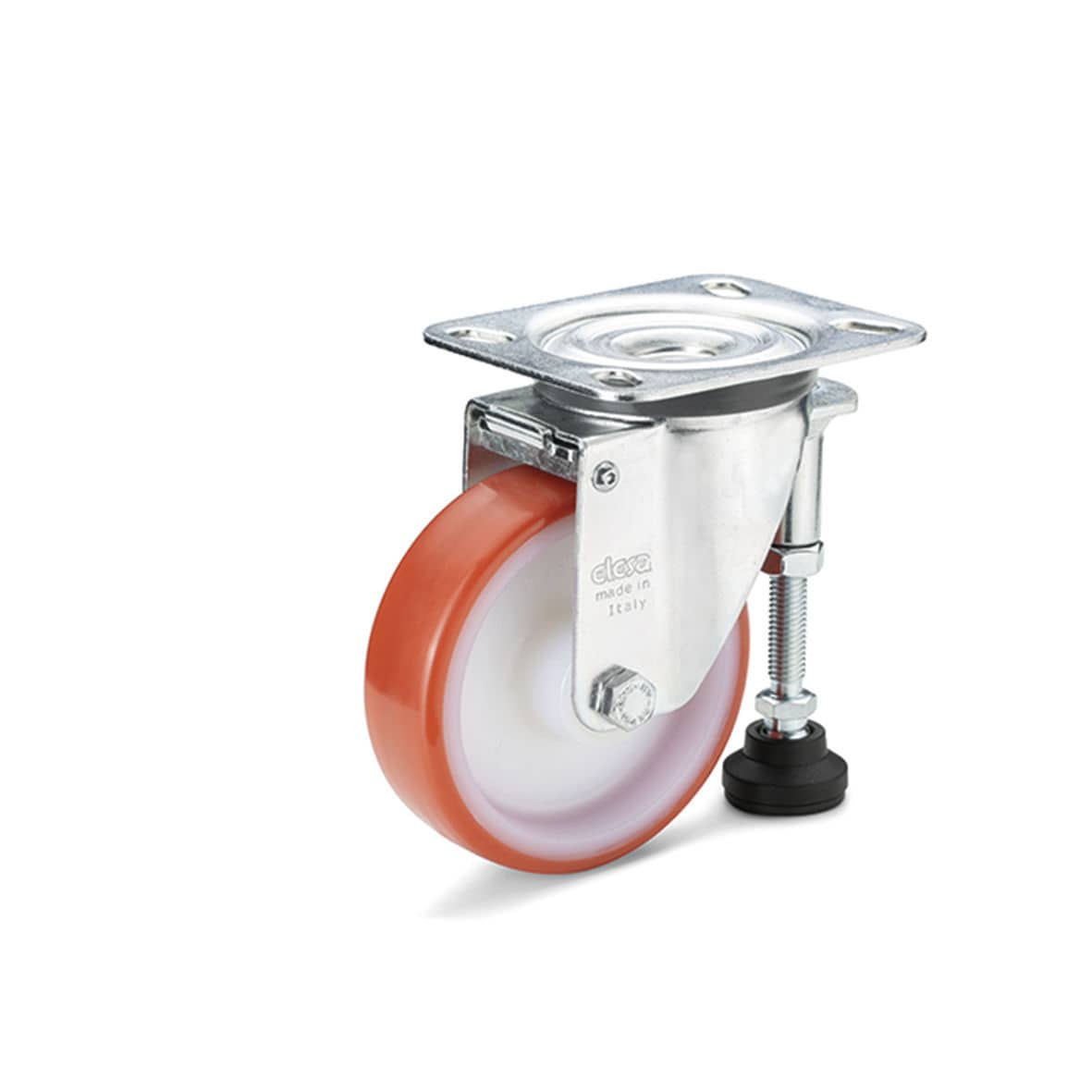 Swivel caster - GN 22882 - Otto Ganter GmbH & Co. KG - base plate ...