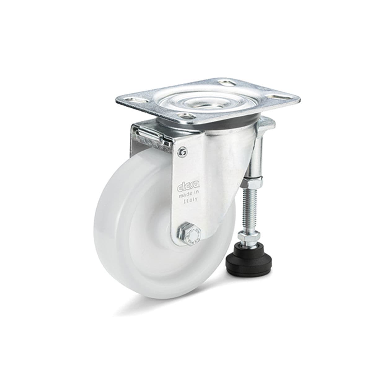 Swivel caster - GN 22892 - Otto Ganter GmbH & Co. KG - base plate / for ...