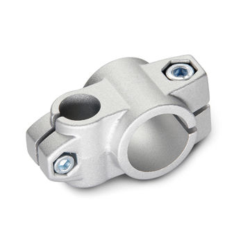 Round tube connector - GN 133 - Otto Ganter GmbH & Co. KG - aluminum