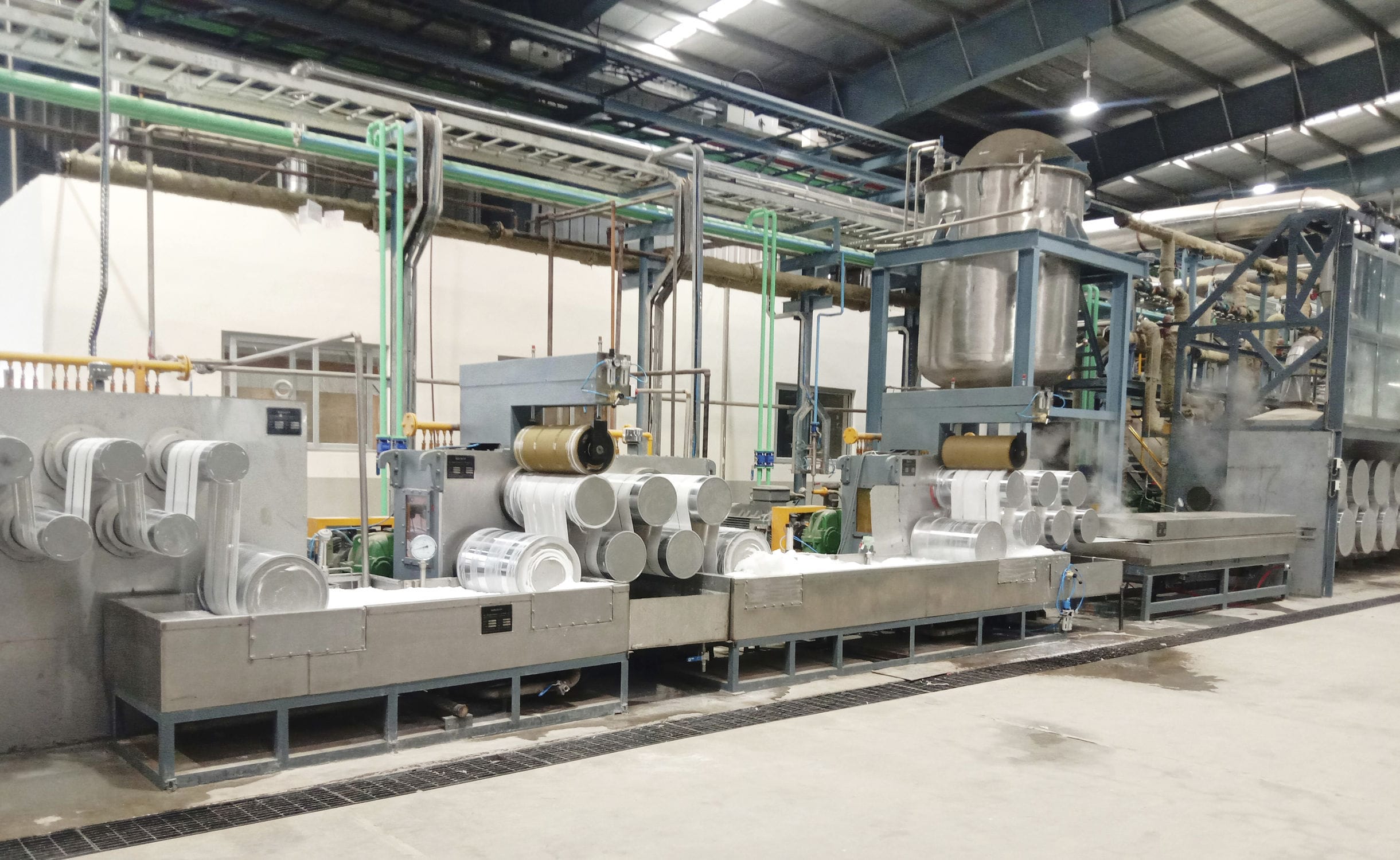 Non-woven production line - 40TPD - BORETECH - bi-component fiber ...