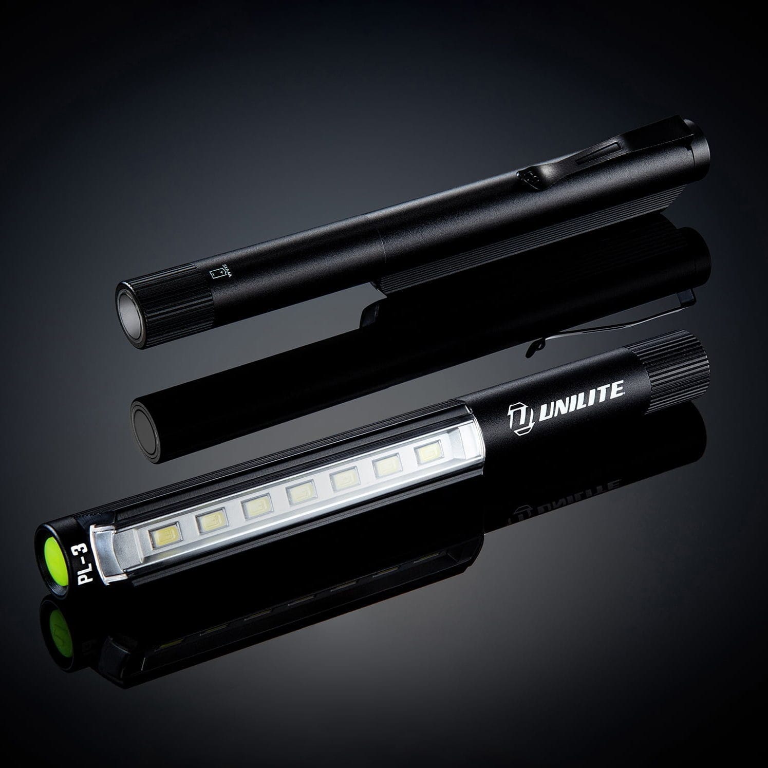 LED flashlight - PL-3 - Unilite - inspection / magnetic / hands-free