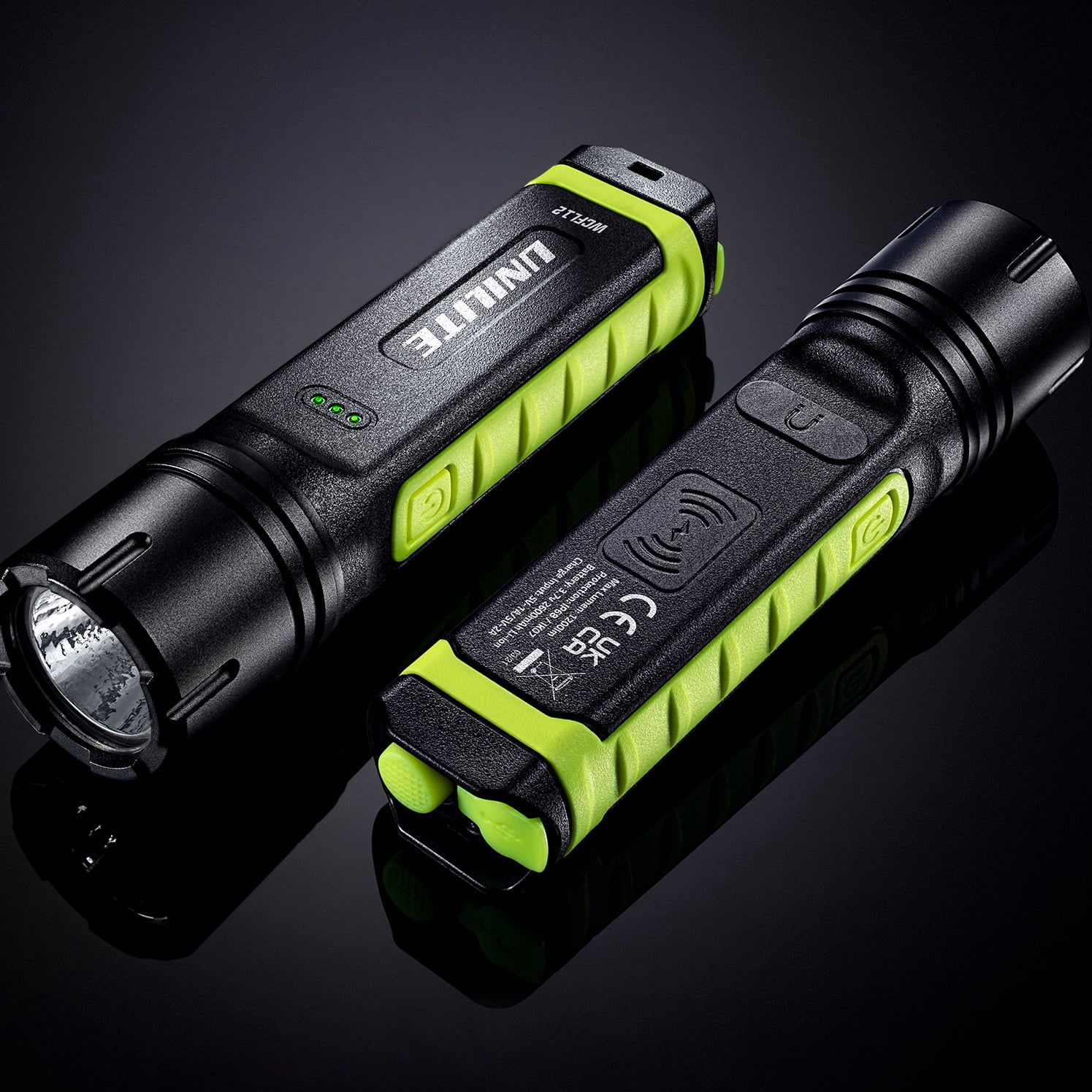 LED flashlight - WCFL12 - Unilite - cordless / IP68 / water-resistant