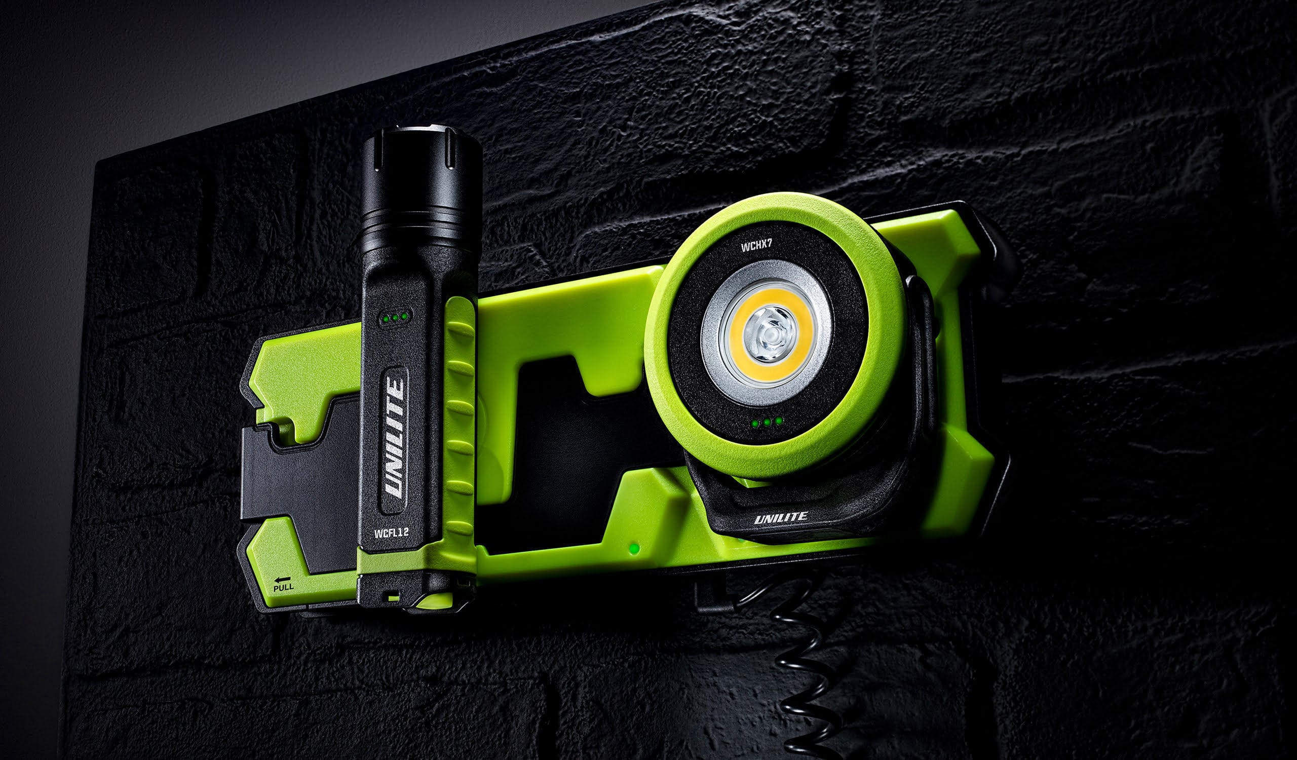 LED flashlight - WCDBL - Unilite - work / cordless / magnetic