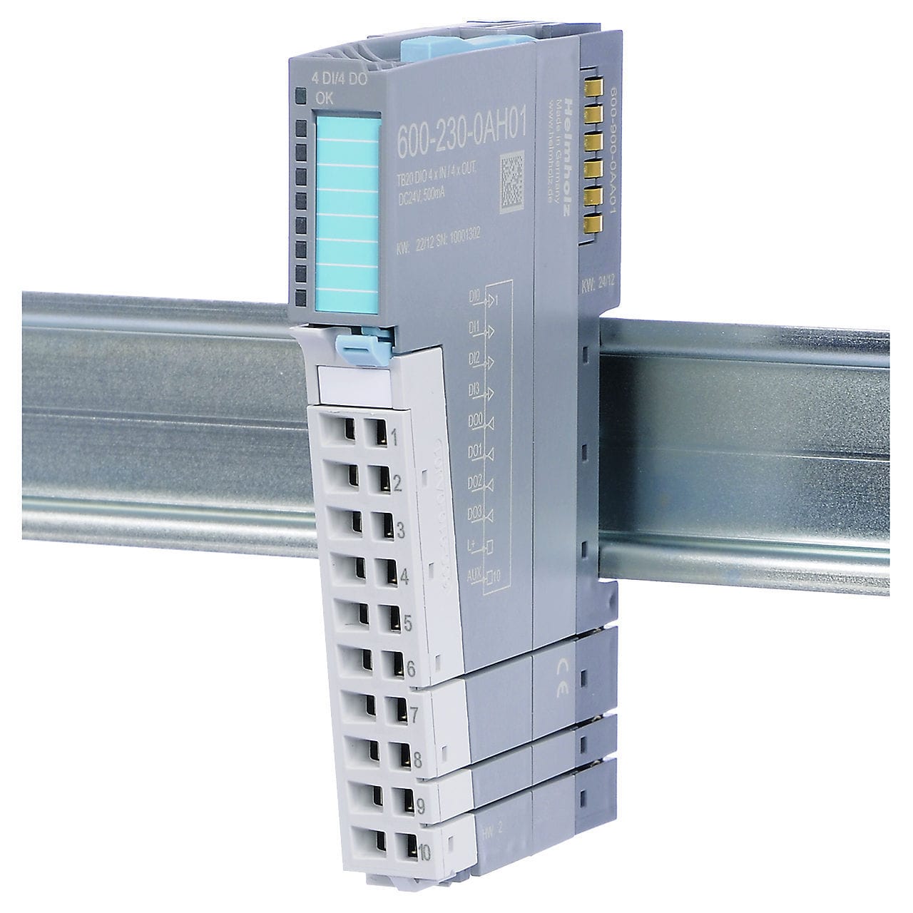 Digital I/O module - 600-230-0AP21 - Helmholz GmbH & Co. KG - Fieldbus ...