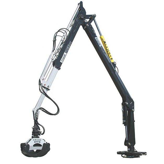 Knuckle log loader - FC53 - Cranab - tractor-mounted