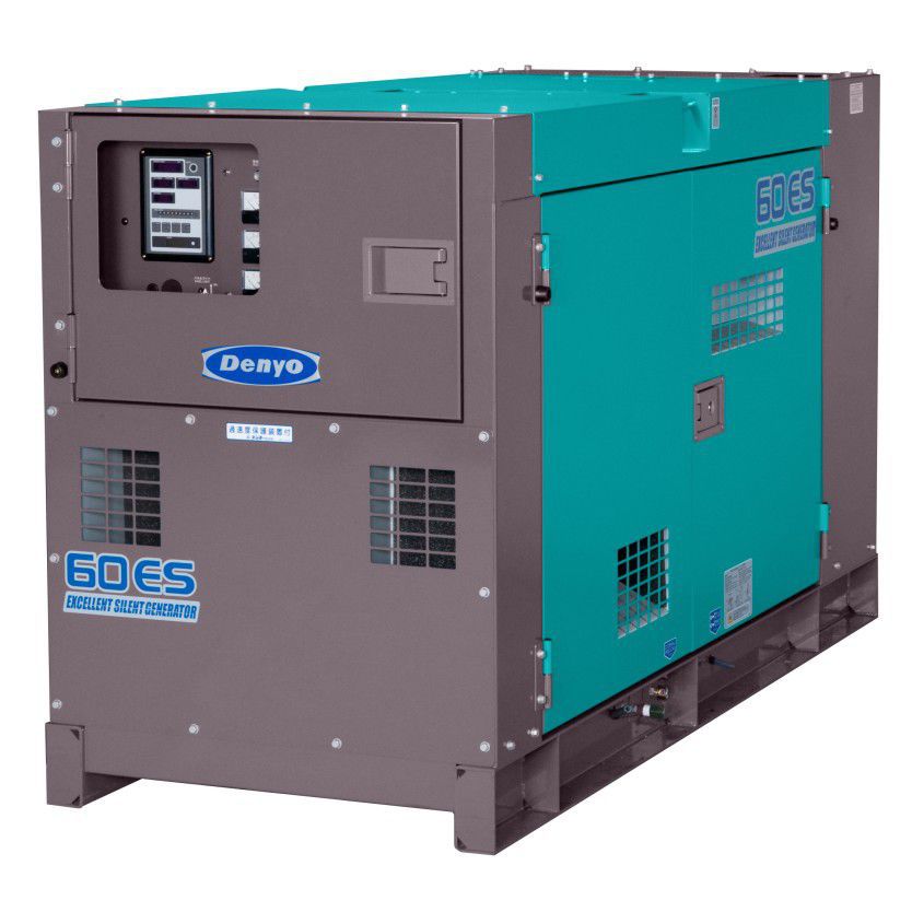 Diesel generator set - DCA-60ESI2 - Denyo - three-phase / stationary ...