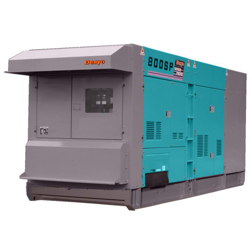 Diesel generator set - DCA-800SPK - Denyo - three-phase / stationary ...