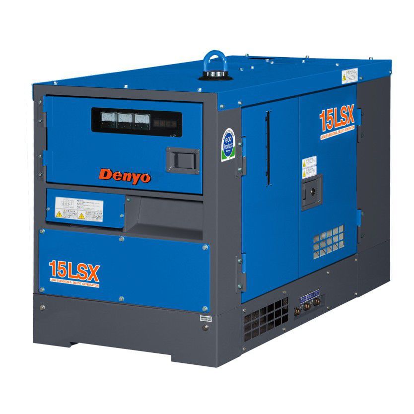 Diesel generator set - TLG-15LSX - Denyo - single-phase / portable / 50 Hz
