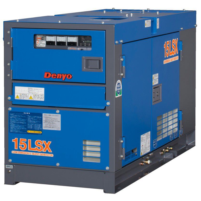 Diesel generator set - DCA-15LSX - Denyo - single-phase / portable / 50 Hz