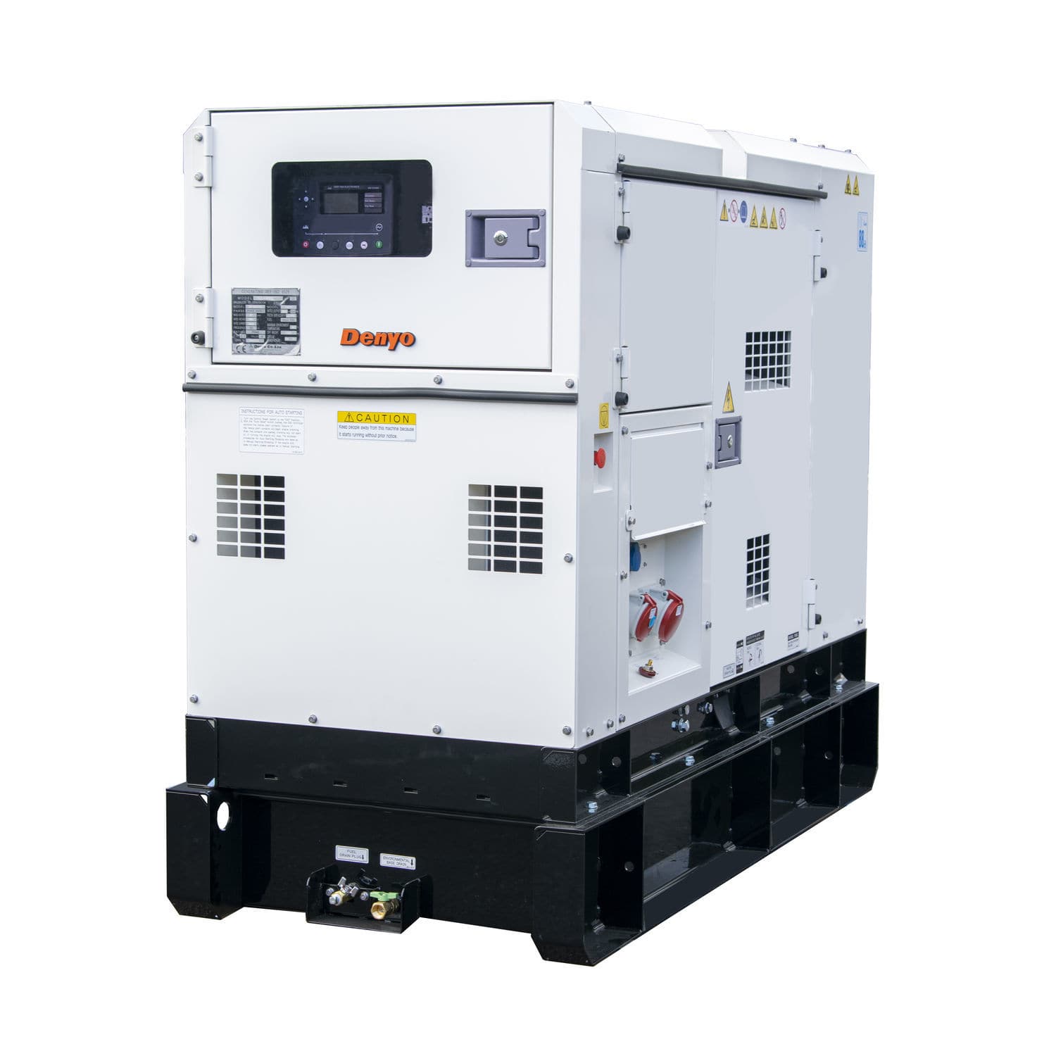 Diesel generator set - DCA-41ESEK5 - Denyo - three-phase / stationary ...