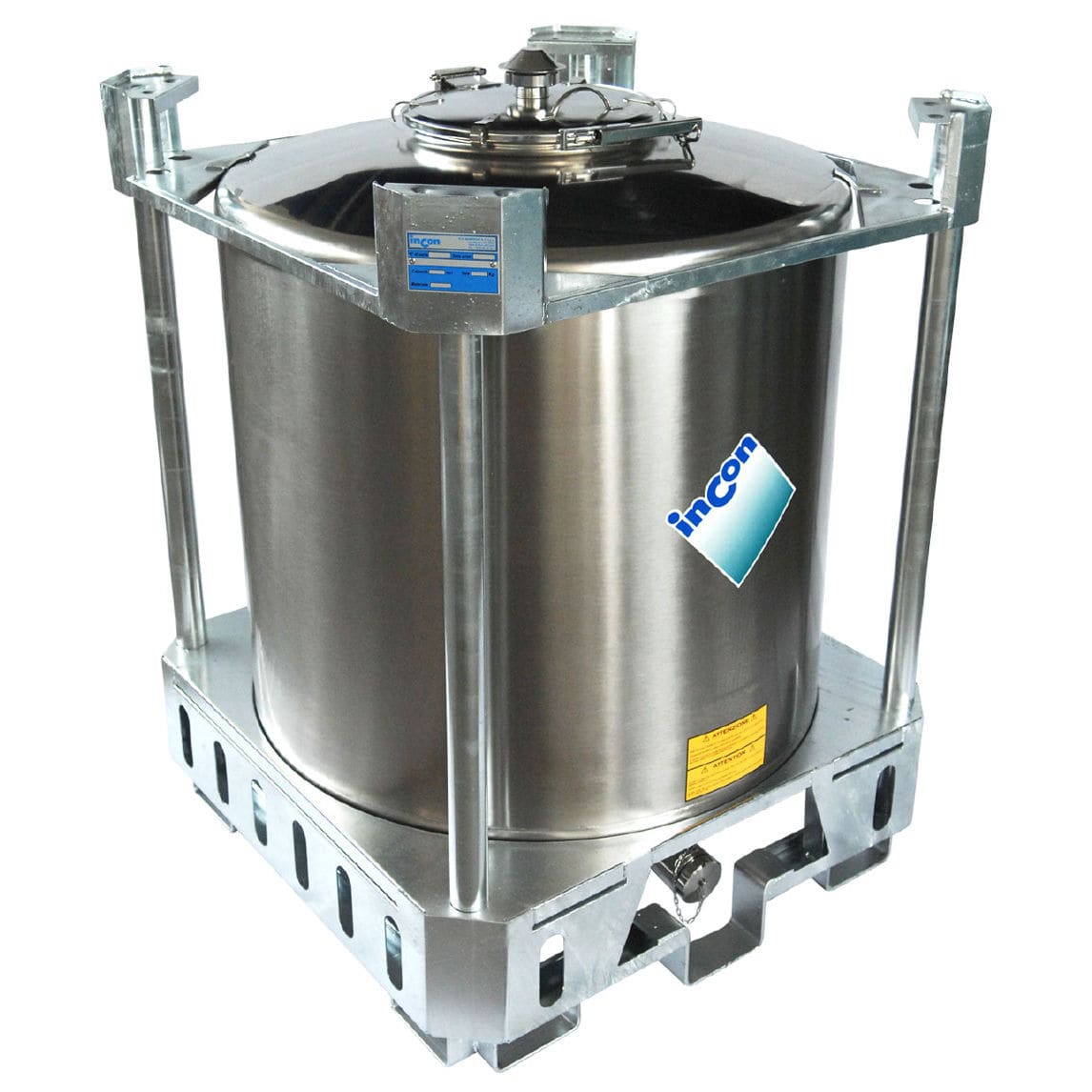Galvanised steel IBC container - PC series - INCON - food / chemical ...