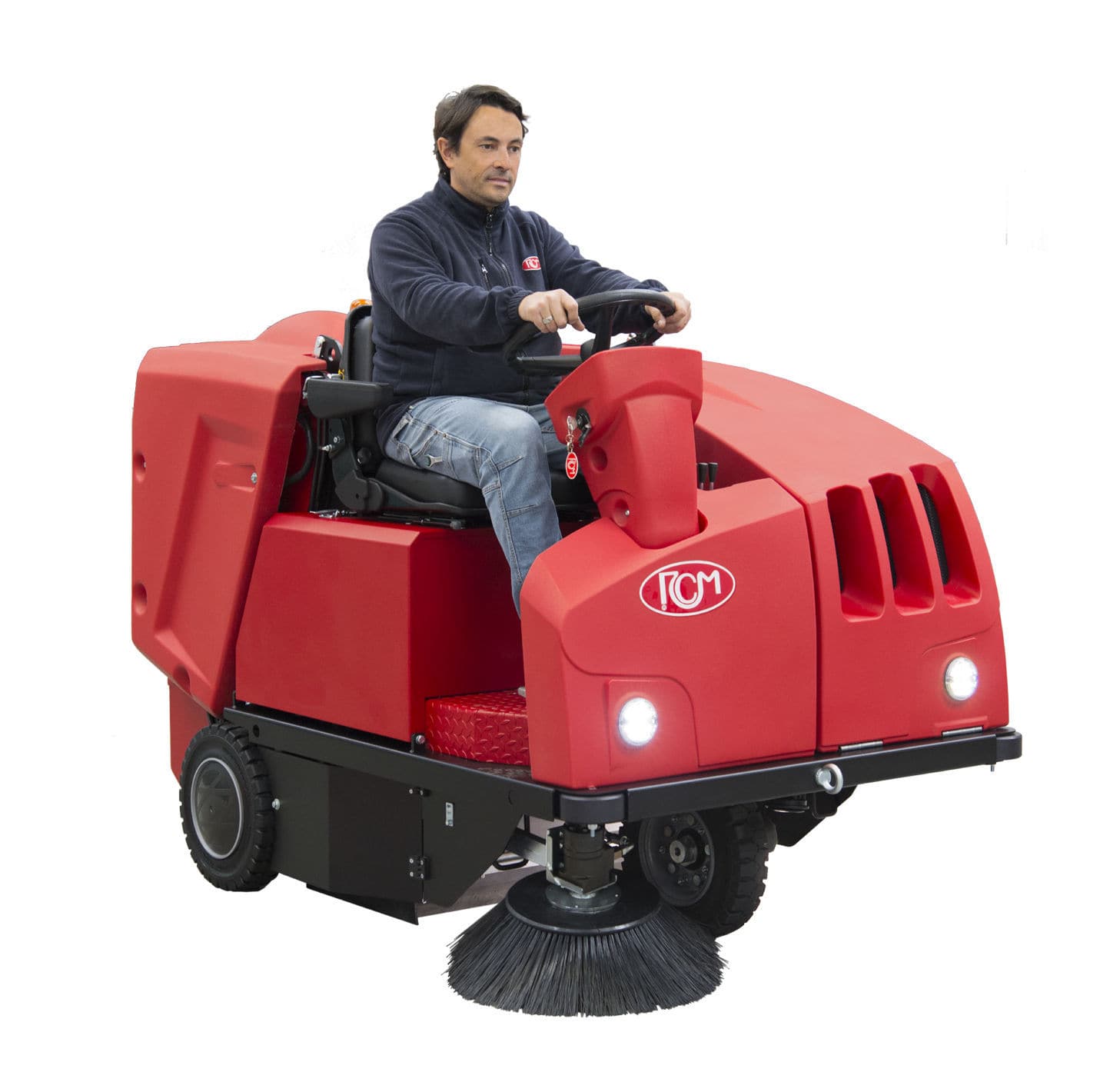 Ride-on sweeper - Mille Plus - RCM S.p.A. - diesel / gasoline / battery ...