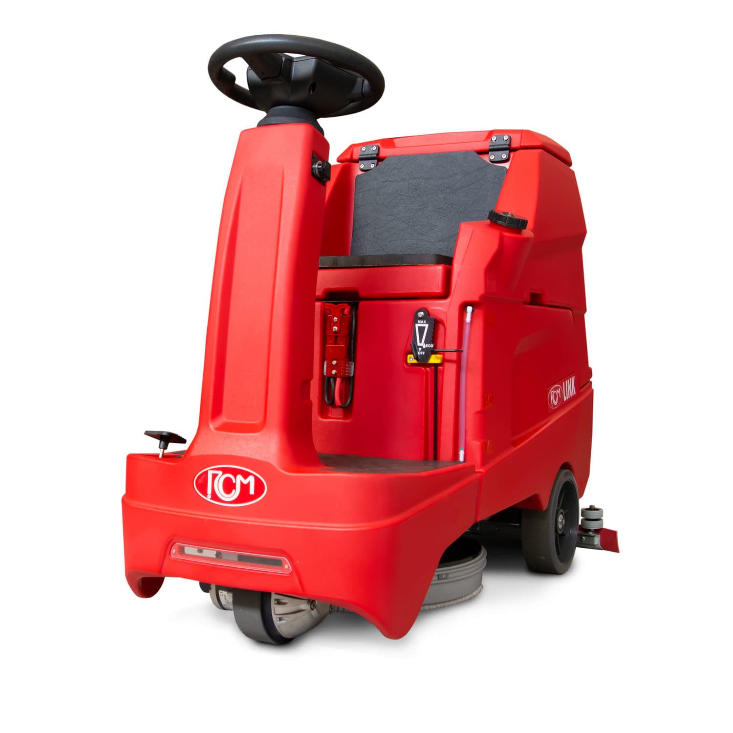 Ride-on scrubber-dryer - LINK - RCM S.p.A. - battery-powered / compact ...