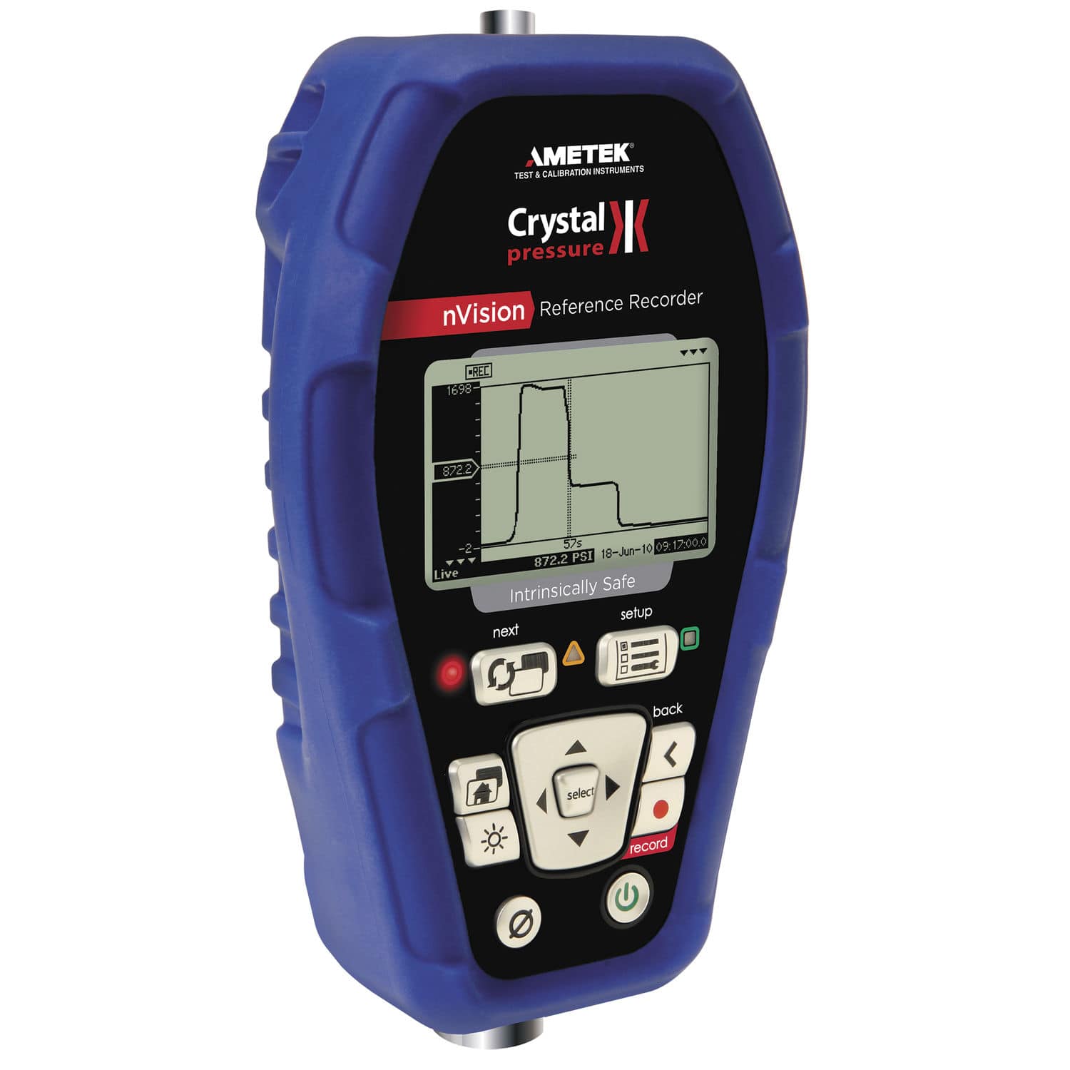 Digital recorder - nVision - Ametek Calibration - current / pressure ...