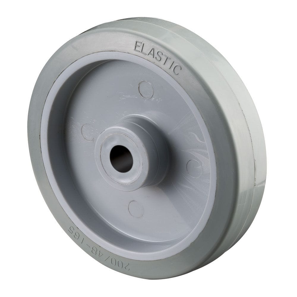 Wheel with solid tire - B63 series - BS Rollen GmbH - rubber