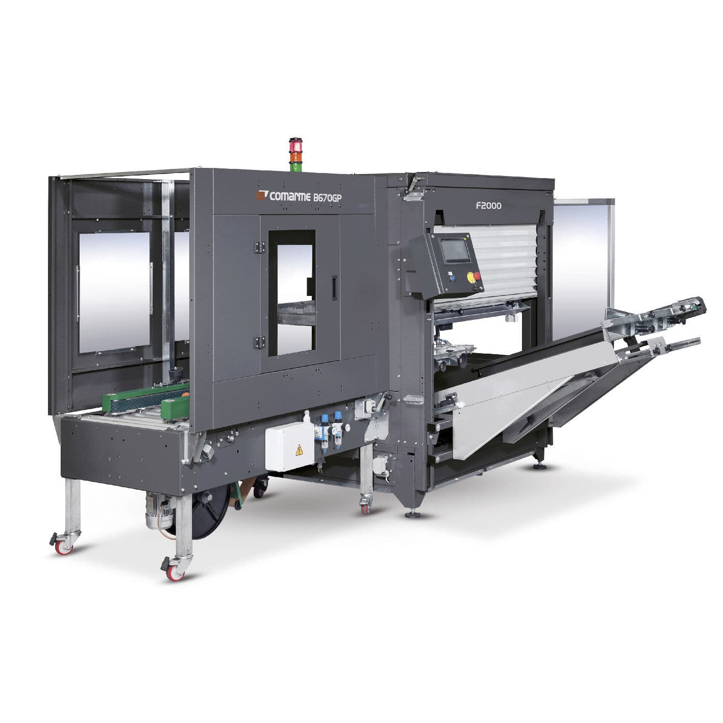 Automatic cardboard box/case erector - F2000 + GEM B620 GP - COMARME ...