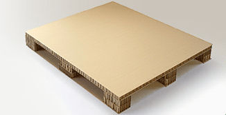 Cardboard pallet - LW - CORINT SUD - transport / solid deck / light