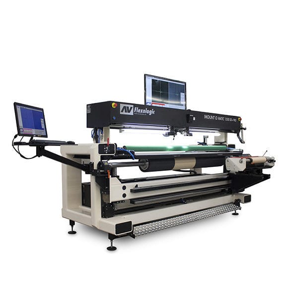Flexo plate mounting machine - MOM DD+Pro - AV FLEXOLOGIC