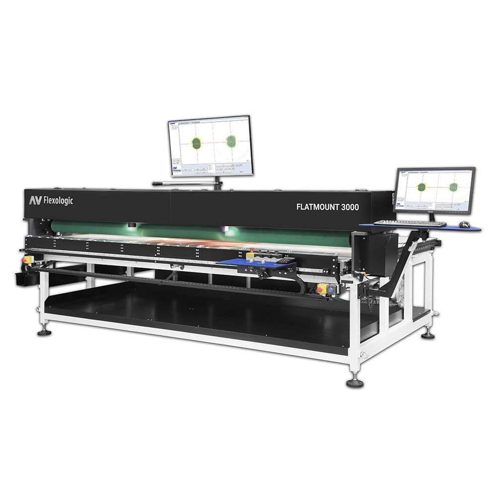 Flexo plate mounting machine - Flatmount - AV FLEXOLOGIC