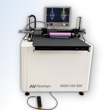 Flexo plate mounting machine - MOM USD - AV FLEXOLOGIC - for label printing