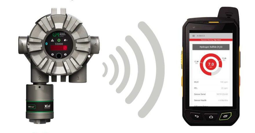 Multi-gas monitor - S5000 - MSA - oxygen / flammable gas / toxic gas