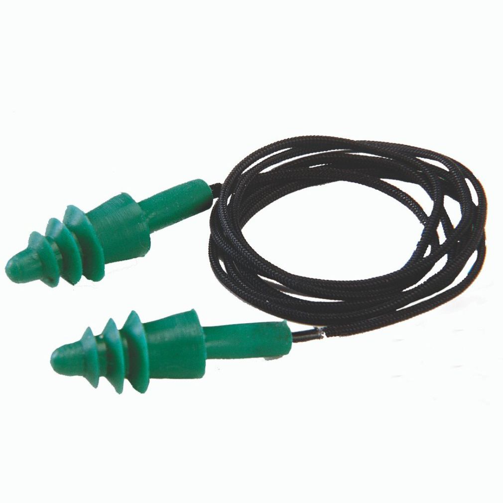 Disposable ear plugs - MSA - reusable / foam / silicone