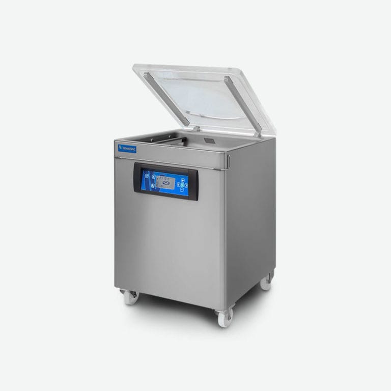 Mobile packaging machine - M2 - Henkovac - manual feed / vacuum / compact