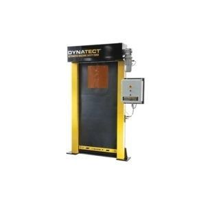 Roll up door - Dynatect Manufacturing, Inc. - aluminium / fabric / indoor