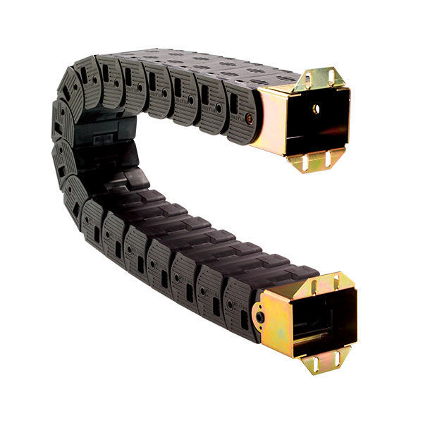 Enclosed drag chain - Nylatube® KLE series - Dynatect Manufacturing, Inc. - plastic / long-distance