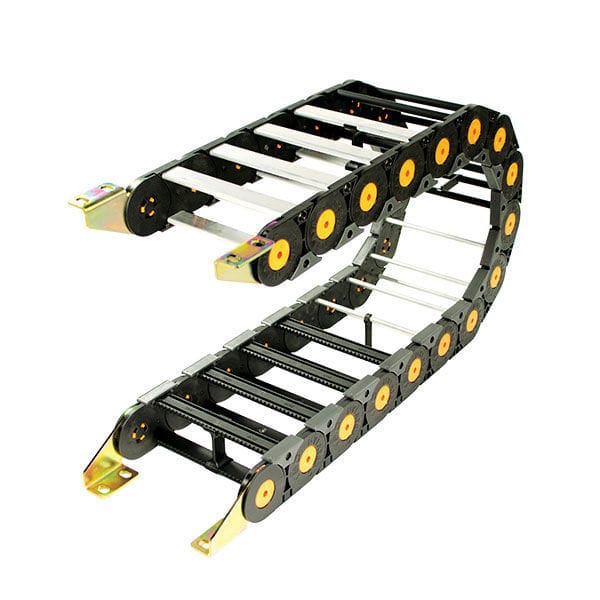Open drag chain - Nylatrac®TSC - Dynatect Manufacturing, Inc. - plastic / with separators / modular