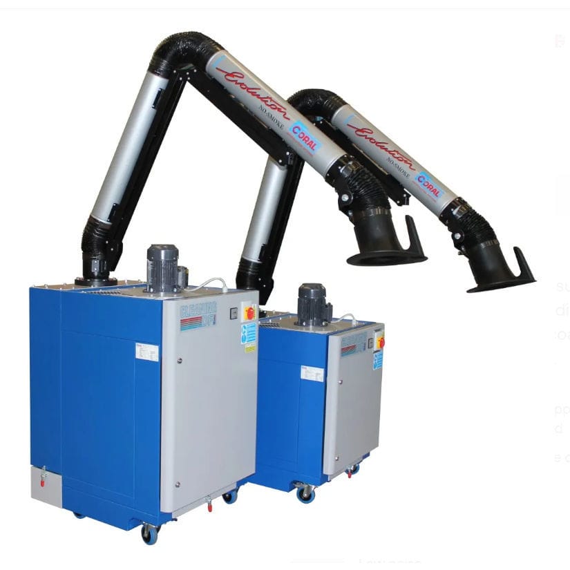Mobile fume extractor - Cleaning DF series - CORAL - welding ...