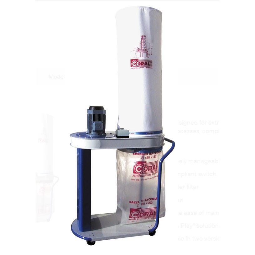 Bag dust collector - Clen series - CORAL - mobile / for wood dust